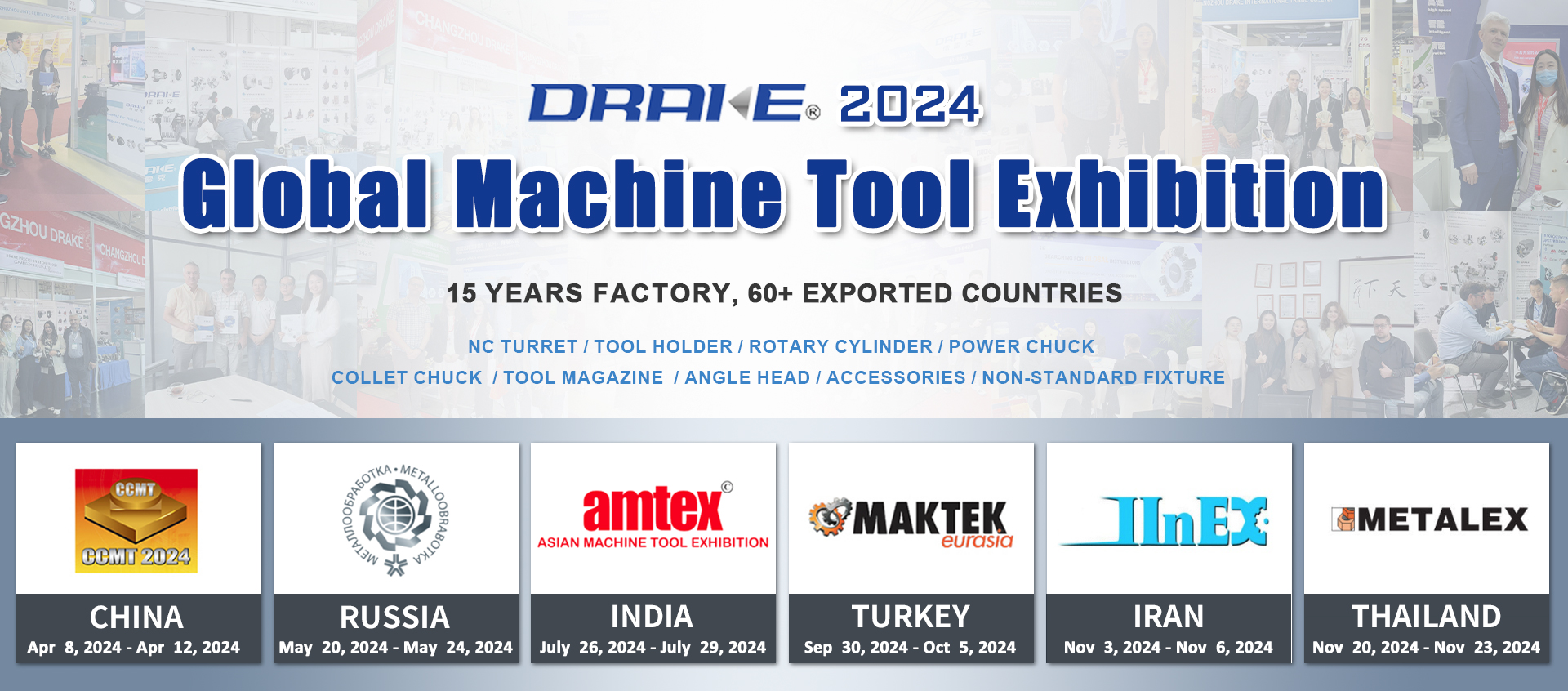 China Rotary Cylinder, Power Chuck, Collet Chuck Suppliers - Drake