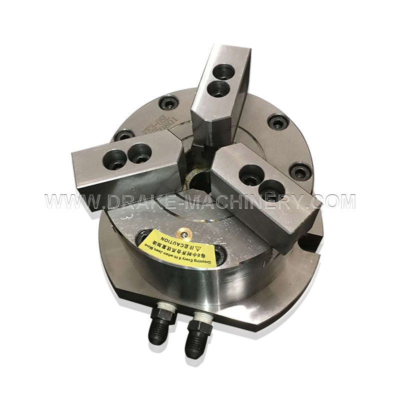 YK3-L Vertical Through Hole Hydraulic Chuck - CNC Power Chuck ...