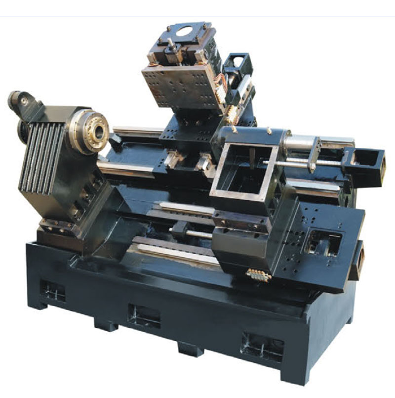 45°Single Spindle Single Turret Single Y-axis Turning Centre Optical ...